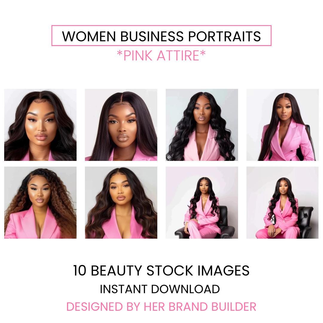 The Pink Standard: Premium Business Portrait Stock Images - Etsy