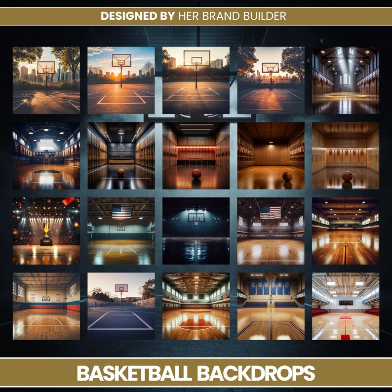 30+ Basketball Backdrops | Sports Photography Backgrounds | March ...