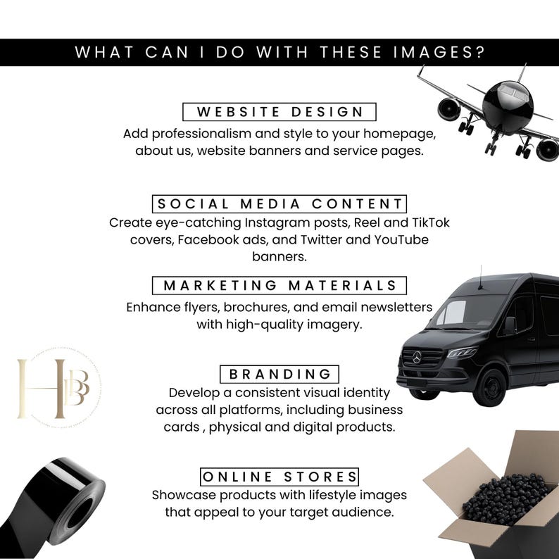 Black Shipping Clipart Mock-ups: 60 Premium High-quality Images ...