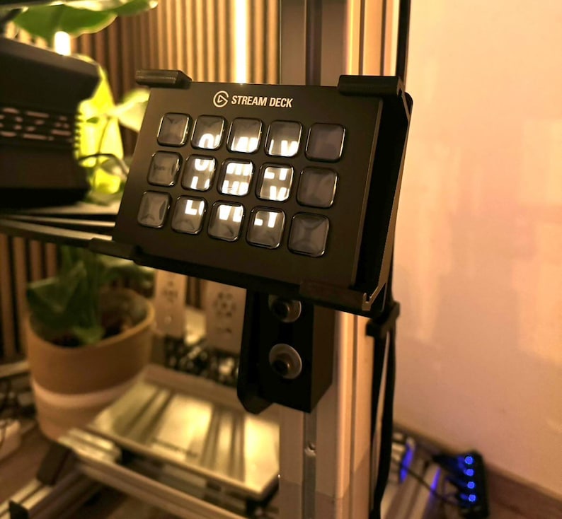 Elgato Stream Deck MK2 Simracing Mount for Stream Deck Simrig Aluprofil ...