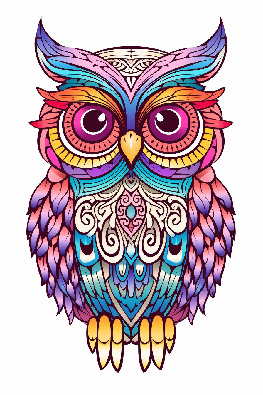 30 Owl Mandala Coloring Pages, Adult Mandala Coloring Pages, Digital ...