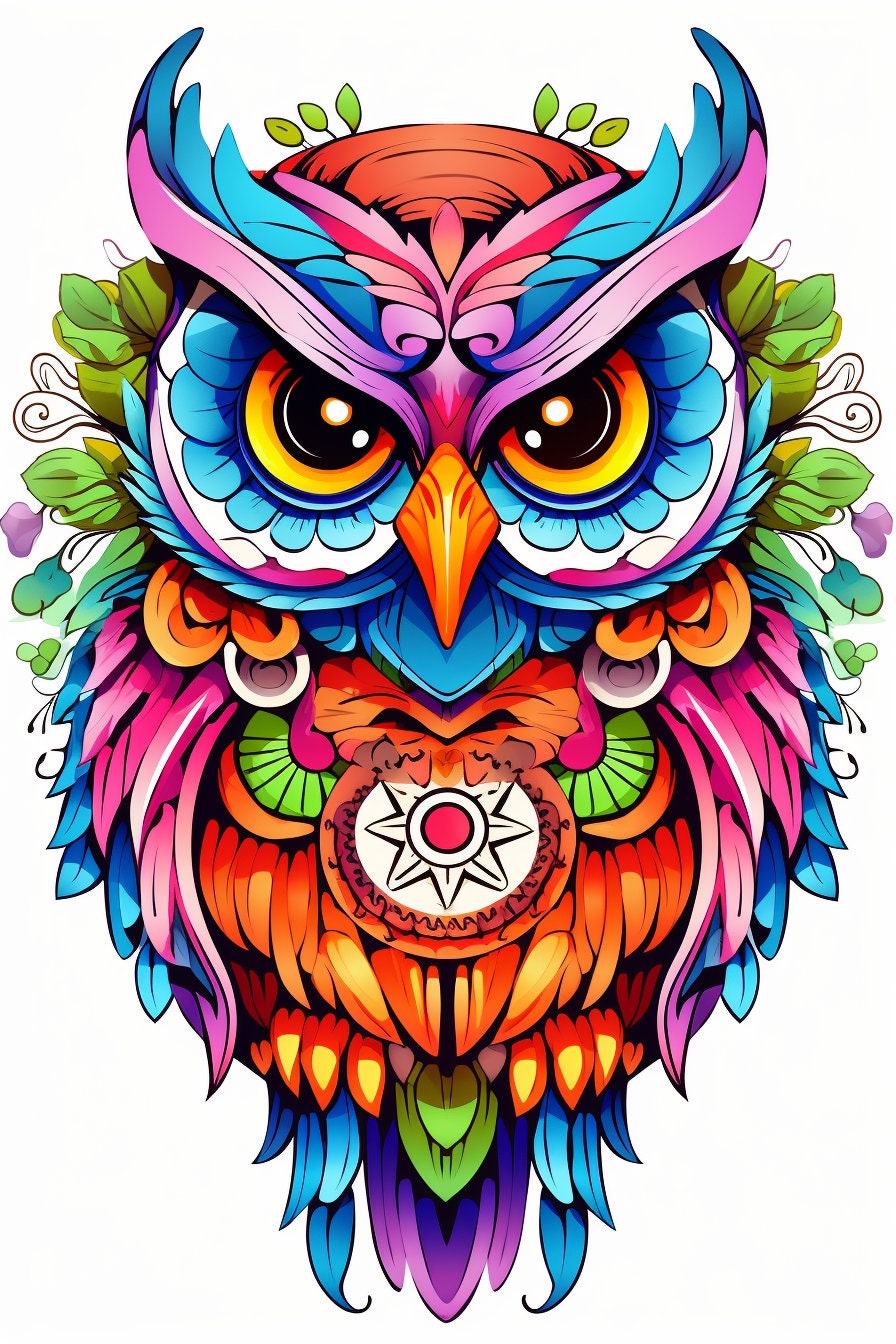 30 Owl Mandala Coloring Pages, Adult Mandala Coloring Pages, Digital ...