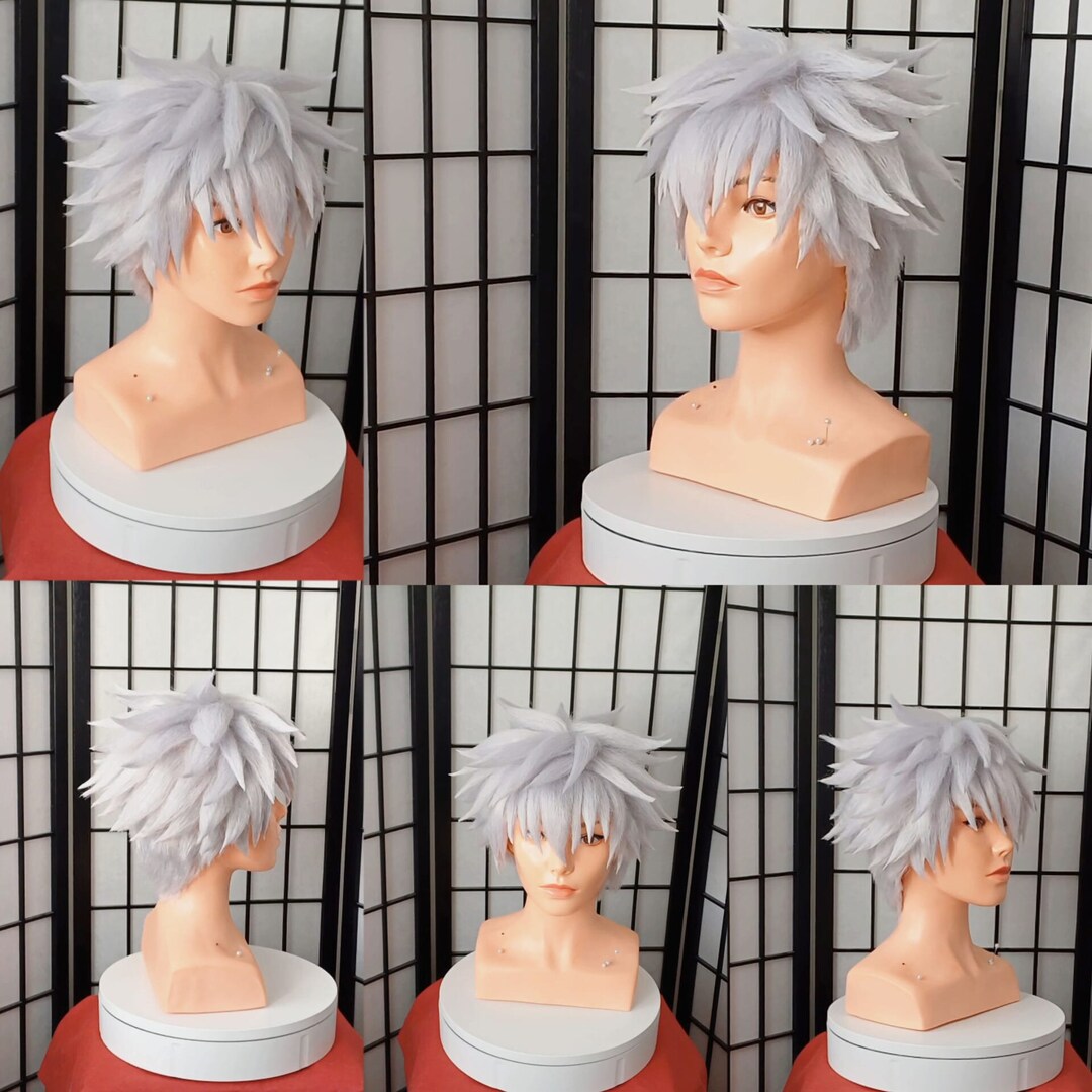 Gojo Cosplay Wig Jjk Anime Style - Etsy