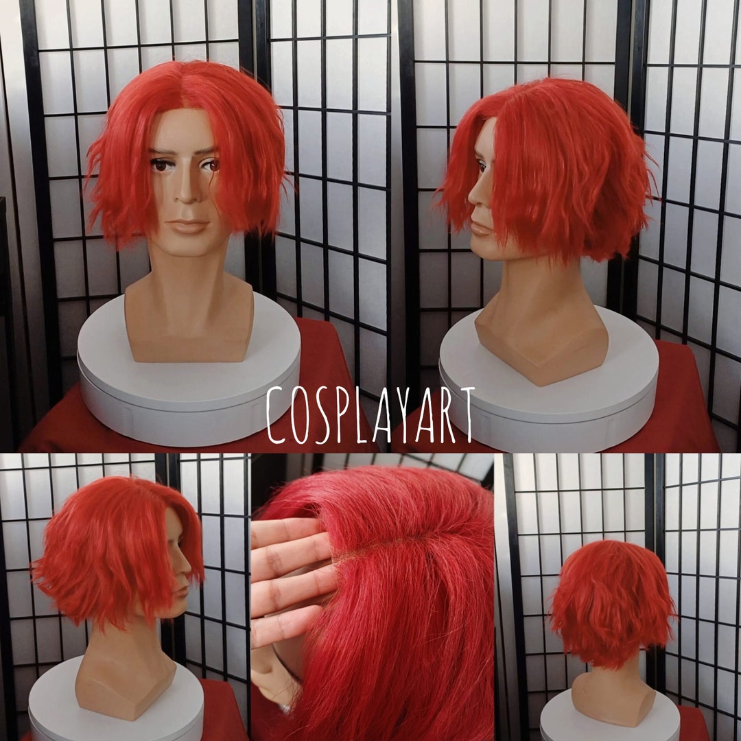Shanks One Piece Wig Live Action Cosplay - Etsy