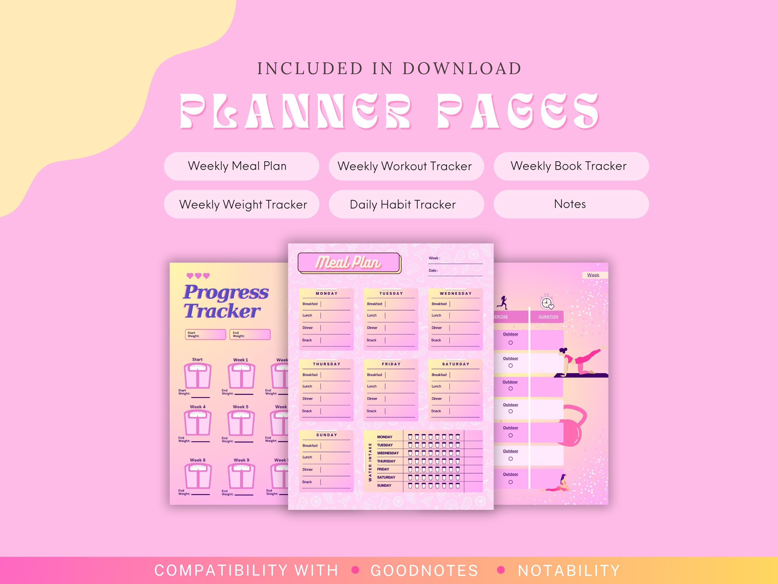 75 Ultimate Tracker, 75 Challenge, Printable PDF Digital Download ...
