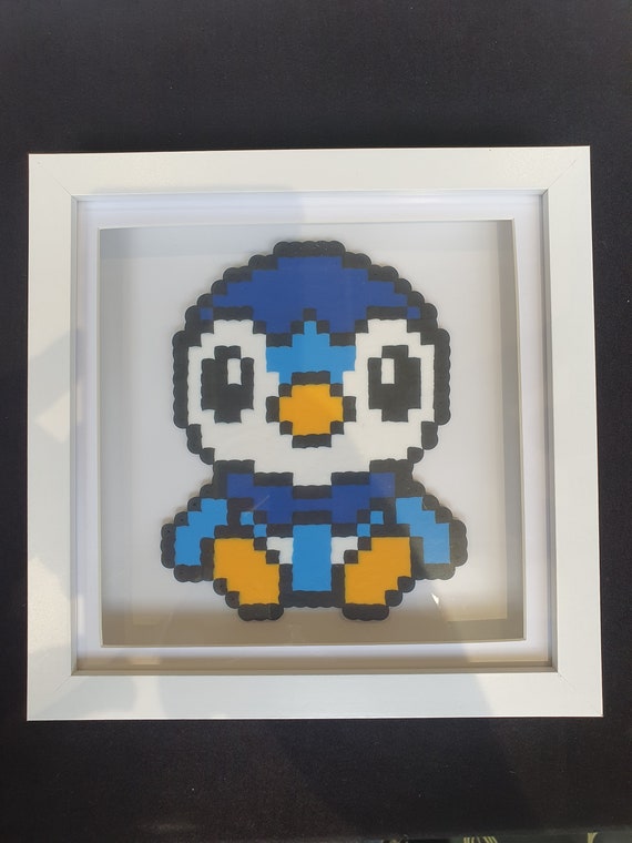 Handmade Pixel Art How To Draw Piplup Pokemon Pixelart Pixel Art