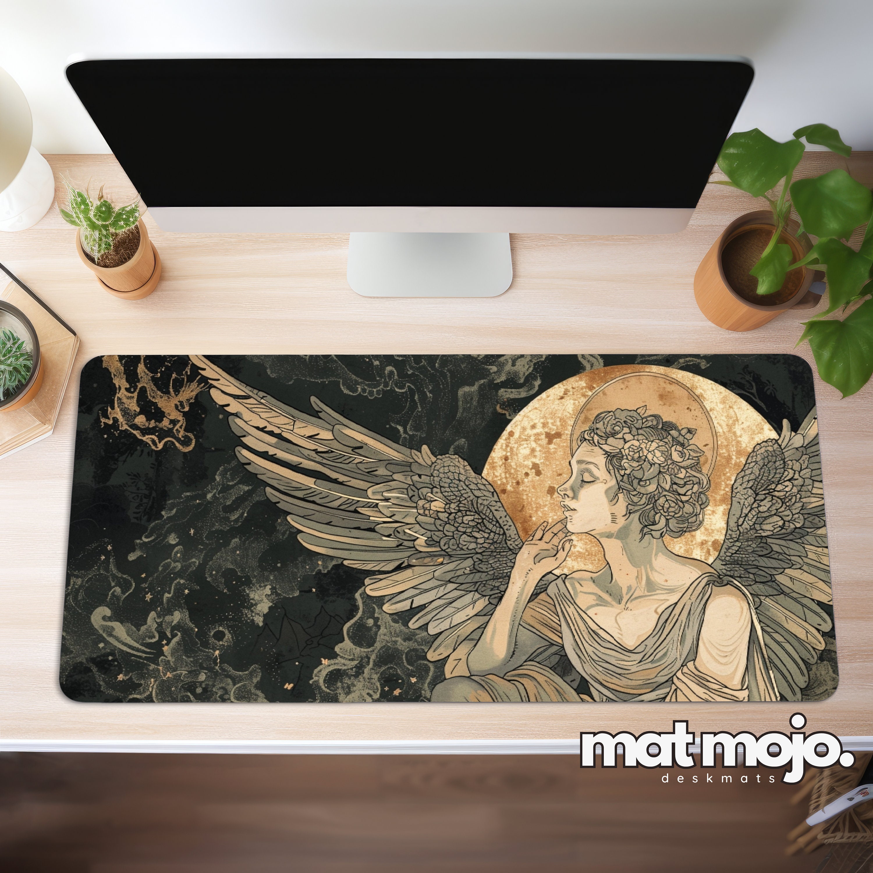 Fairycore Goblincore Aesthetic Mousepad, Greek Gods Mythology Desk Mat ...