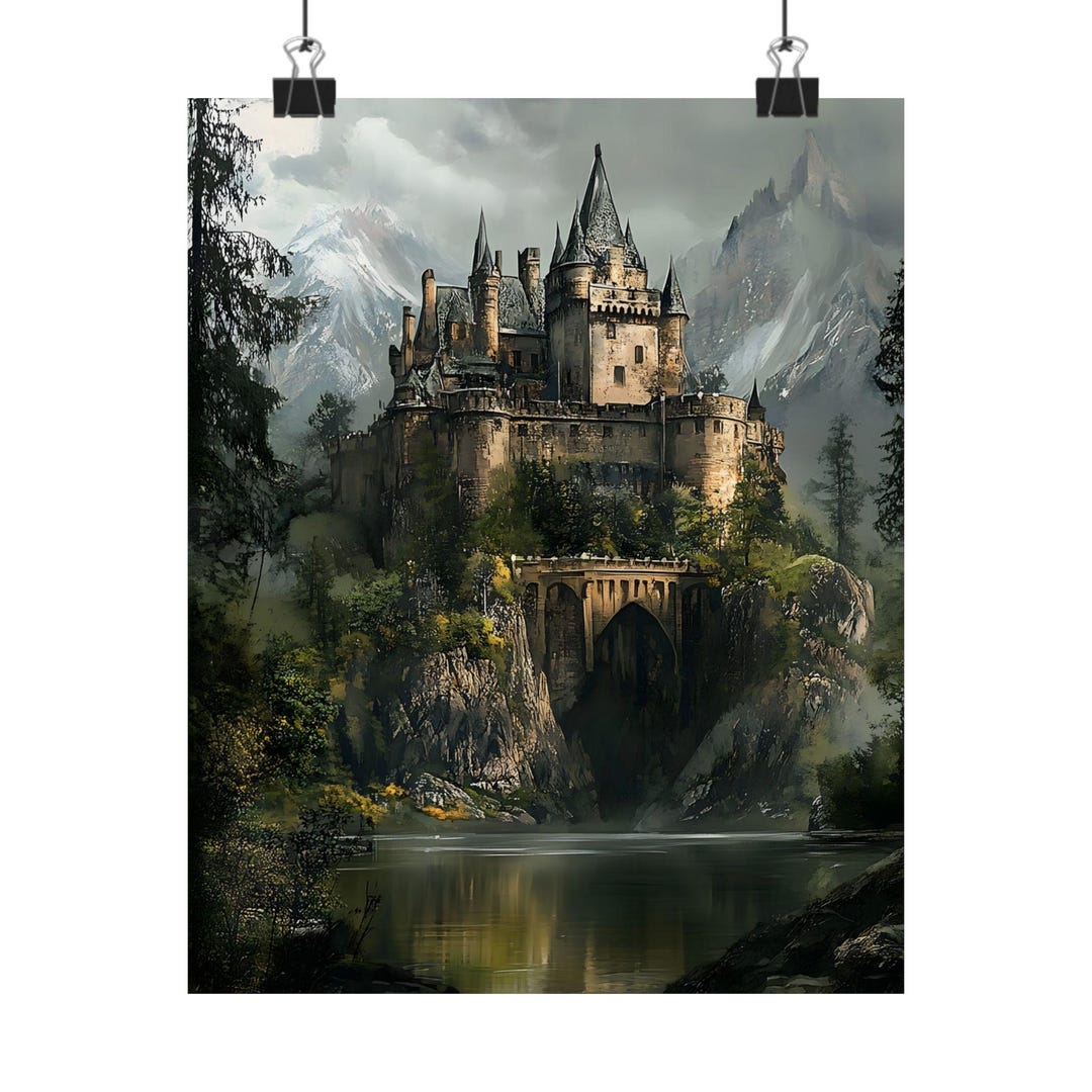 Castle Poster - UPSCALED - Etsy