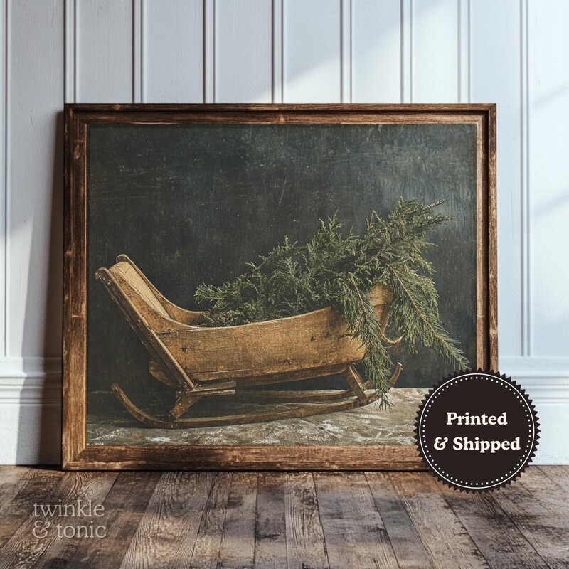 Christmas Sled Vintage - Etsy