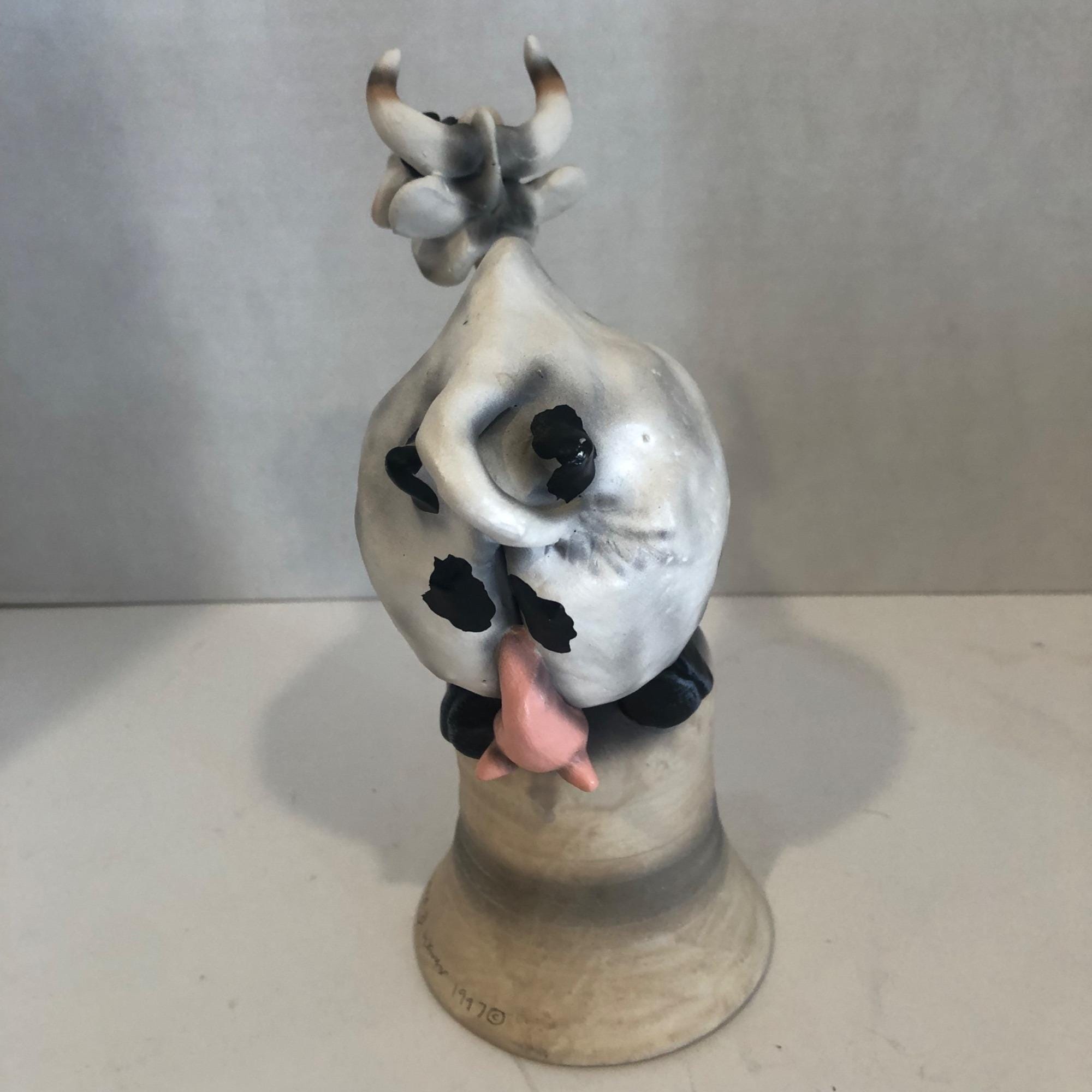 Hand-made Pottery COW BELL Unique and Adorable - Etsy