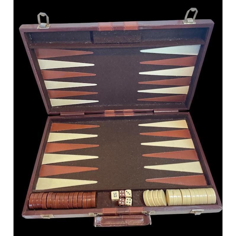 Retro Backgammon - Etsy