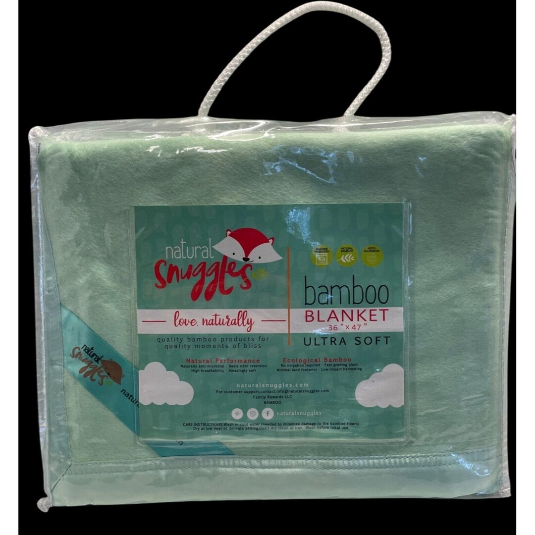Natural Snuggles Ultra Soft Bamboo Baby/toddler Blanket NEW - Etsy