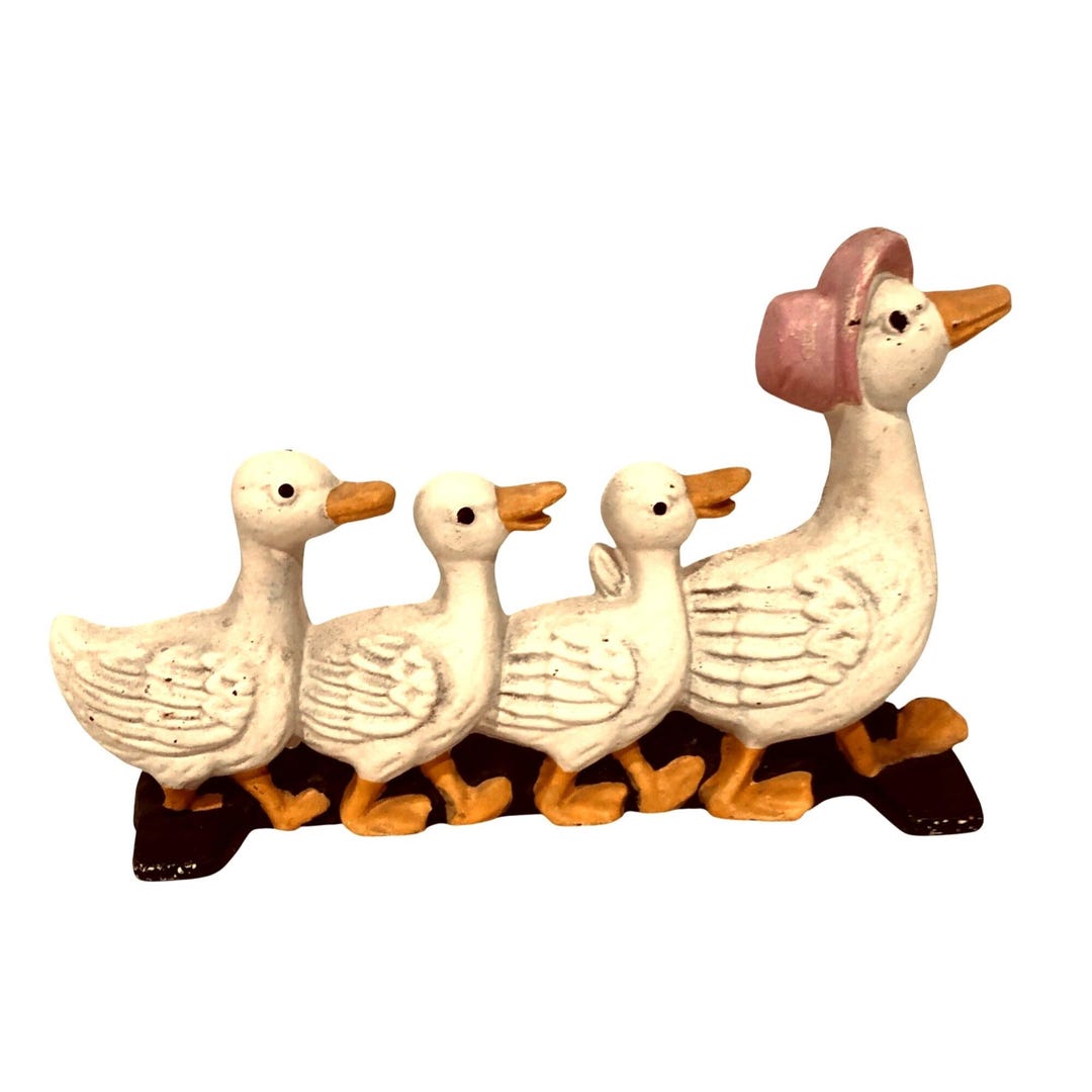 Vintage Ceramic Mother Goose & Chicks Figurine Farmhouse Decor - Etsy