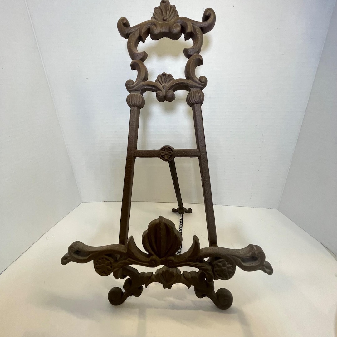 Antique Style Cast Iron Decorative Easel Stand for Art & Display - Etsy