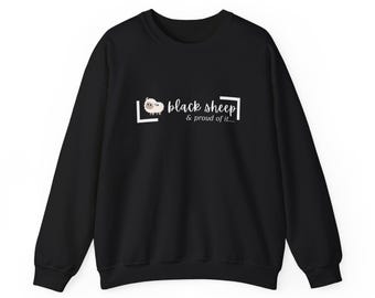 Black Sheep T-shirt, Self Awareness T-shirt, Black Sheep Shirt, Sheep ...