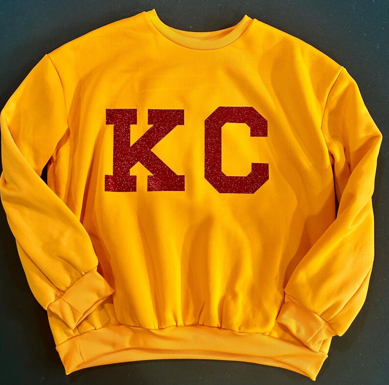 KC Varsity Letter Vintage Sweater Kansas City Chiefs - Etsy