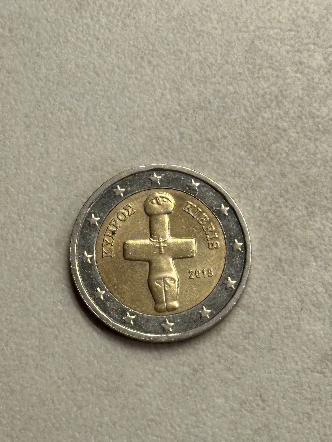 2 Euro Cypriot Coin – 2018 Idol of Pomos Free Shipping - Etsy