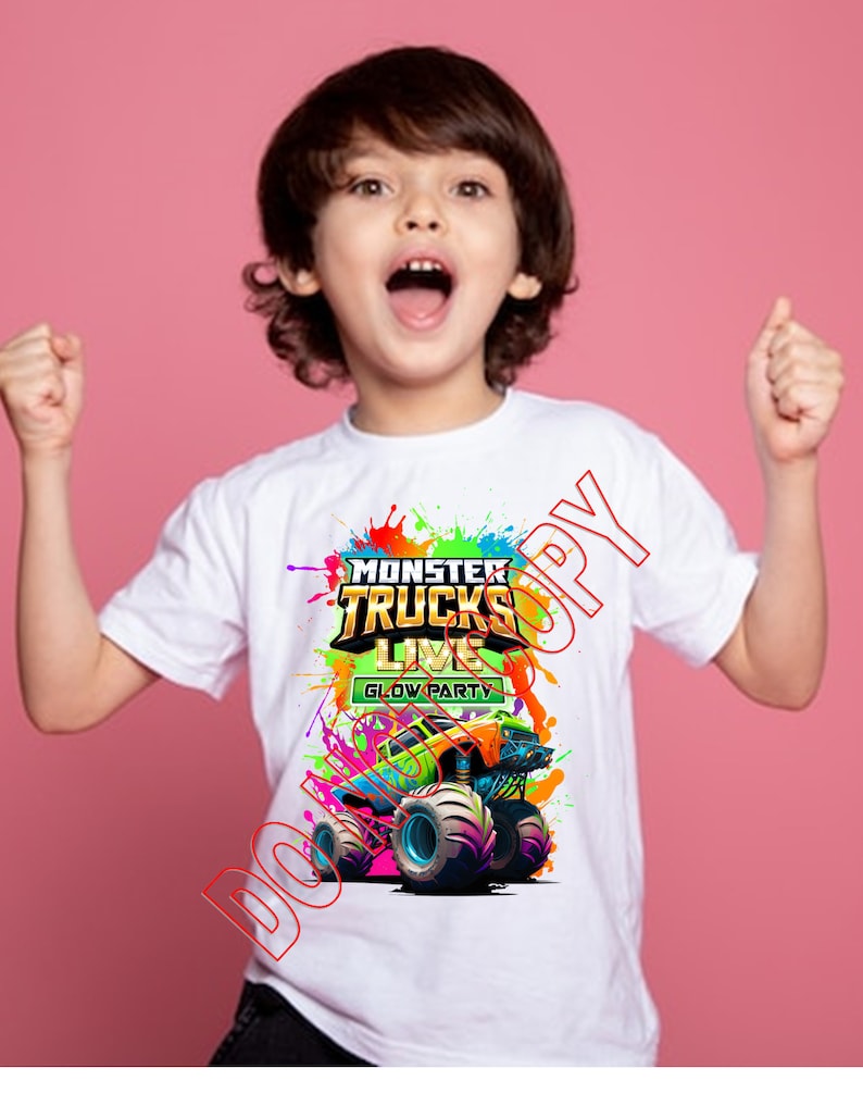 Hotwheels Glow Party Live Monster Truck Show Shirt Custom Design ...