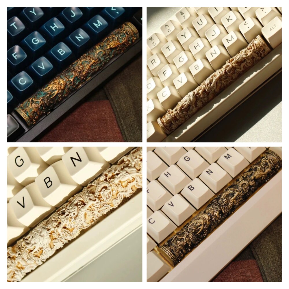 DRAGON PILLAR Artisan Keycap Column Spacebar Resin Spacebar Mechanical ...
