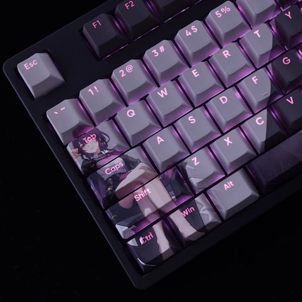 ANIME Cartoon Custom Keycaps Keycaps Set Artisan Keycaps 108 Keys OEM ...