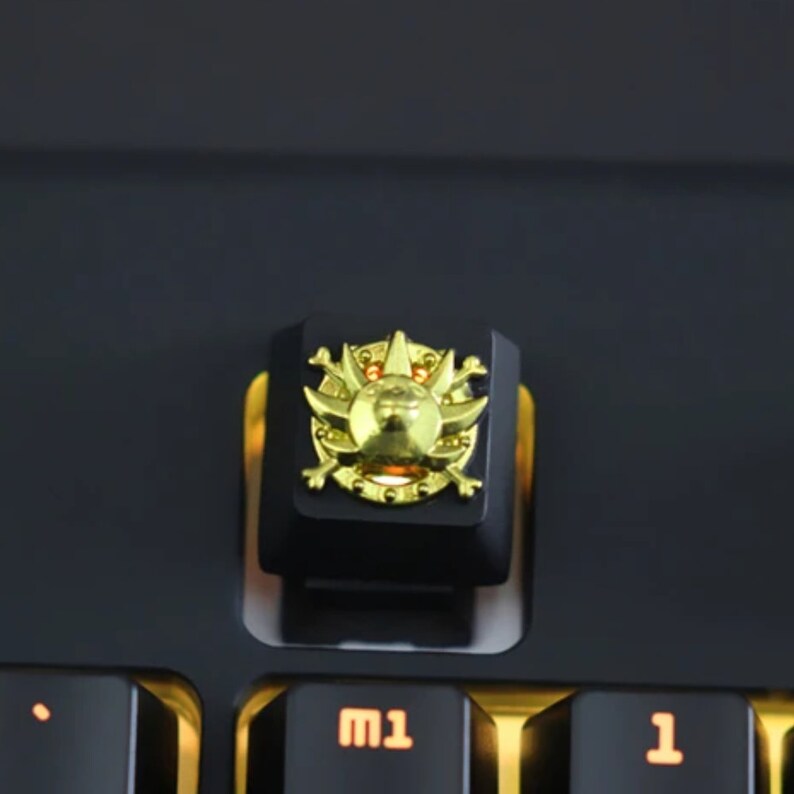 ONE PIECE Keycaps Custom Keycaps Artisan Keycap Metal for Mechanical ...