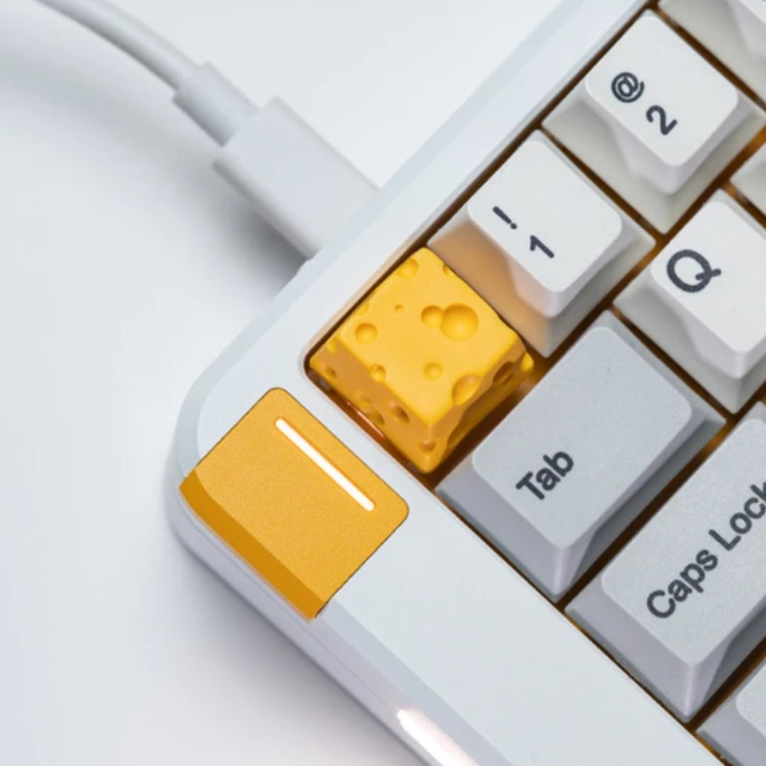 CHEESE Keycap Custom Keycaps Artisan Keycaps Resin Keycaps Mechanical ...