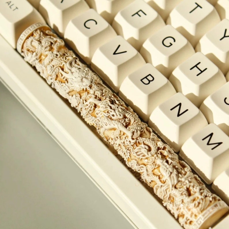 DRAGON PILLAR Artisan Keycap Column Spacebar Resin Spacebar Mechanical ...