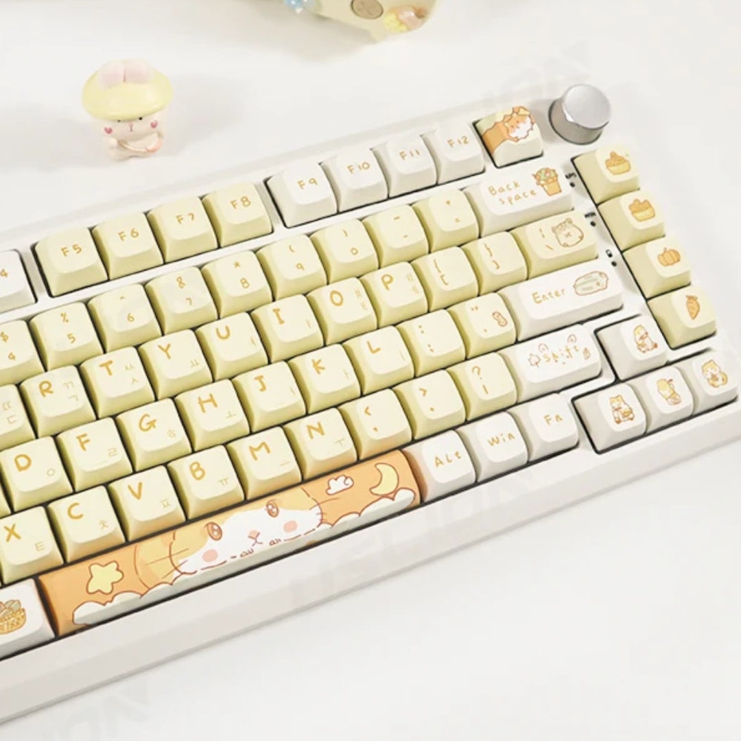 HAMSTER Keycaps Custom Keycaps Keycaps Set Artisan Keycaps 138 Keys MOA ...