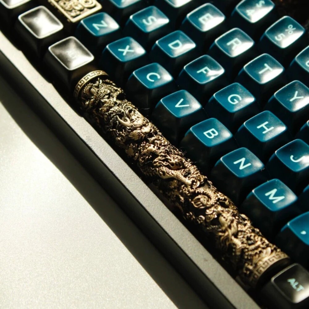 DRAGON PILLAR Artisan Keycap Column Spacebar Resin Spacebar Mechanical ...