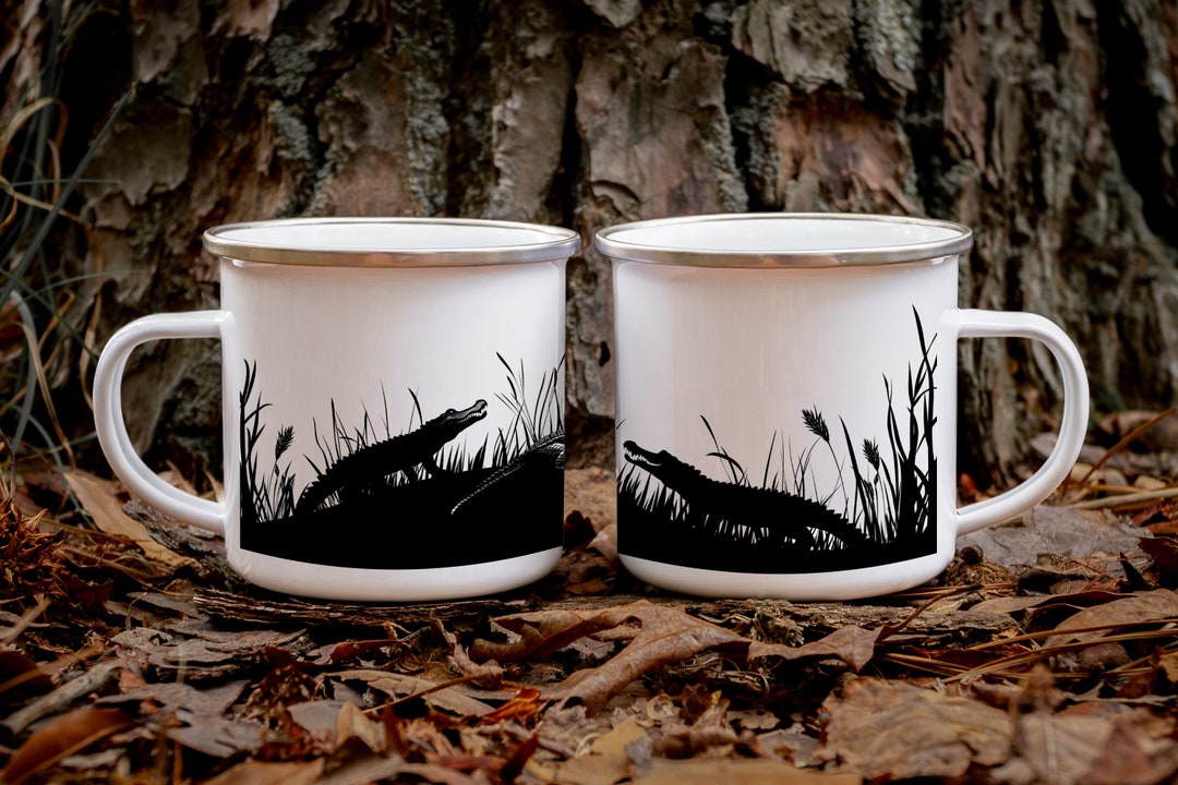 Alligator Mug | Alligator Gift | Camping Alligator Mug | Three ...