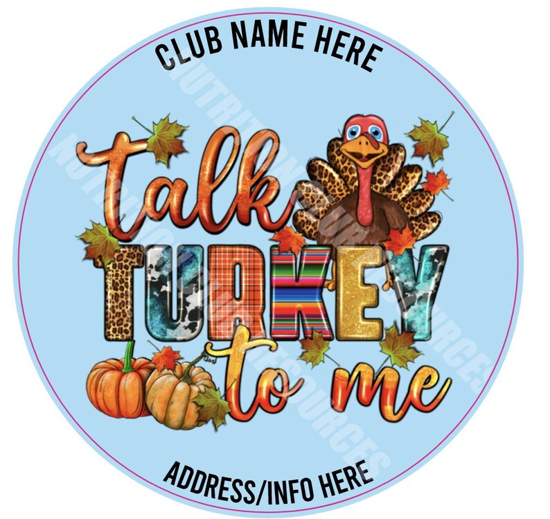 Thanksgiving Sticker Set 8- Festive Fun Turkey Gratitude Gobble ...