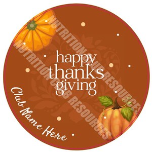 Thanksgiving Sticker Set 6- Festive Fun Turkey Gratitude Gobble ...