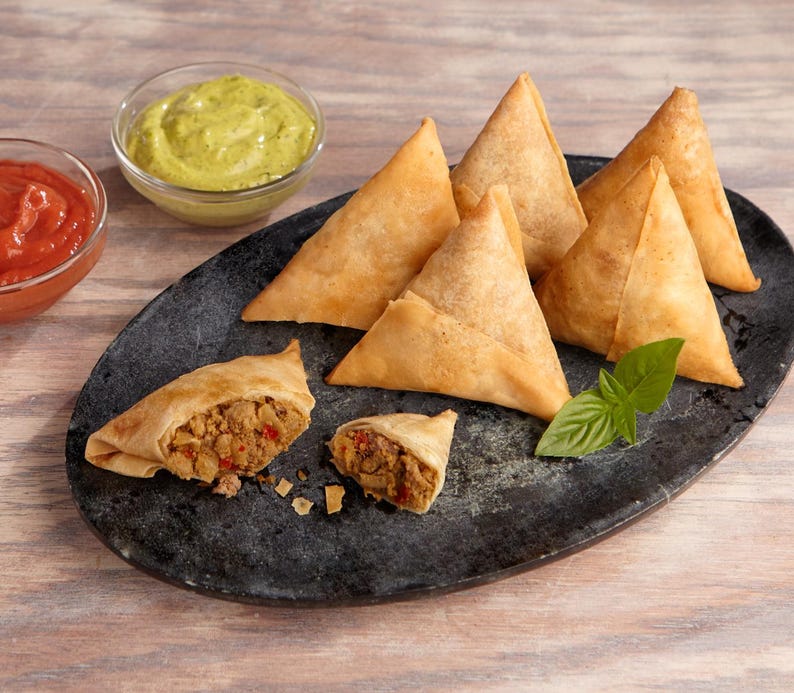 Beef Samosa Foods Digital Recipe, Simple Cooking Recipes - Etsy