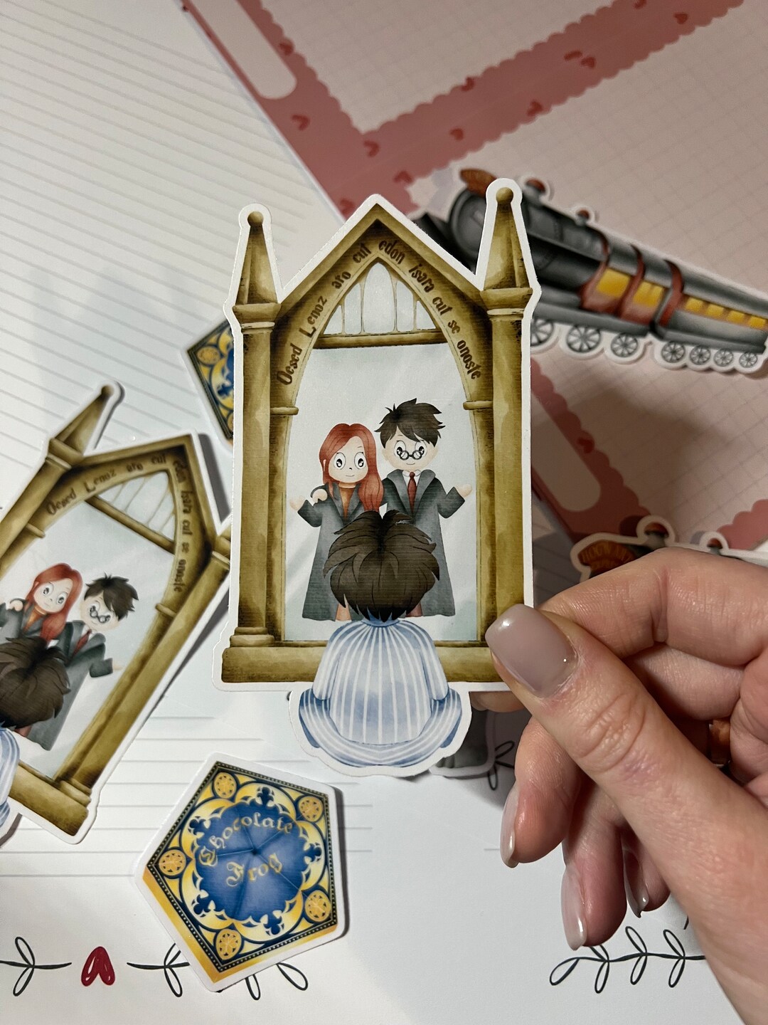 Hogwarts Express Harry Potter Magic School Sticker Pack Gryffindor ...