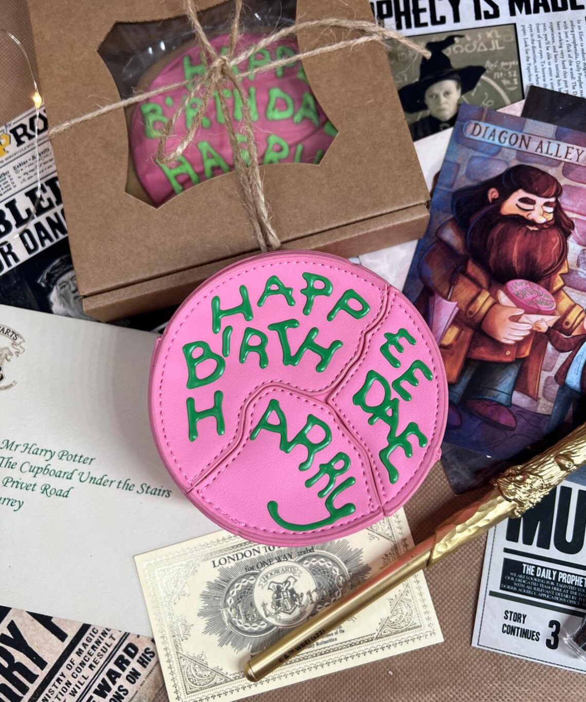 Hagrid Cake Style Wallet. Happy Birthday Harry - Etsy