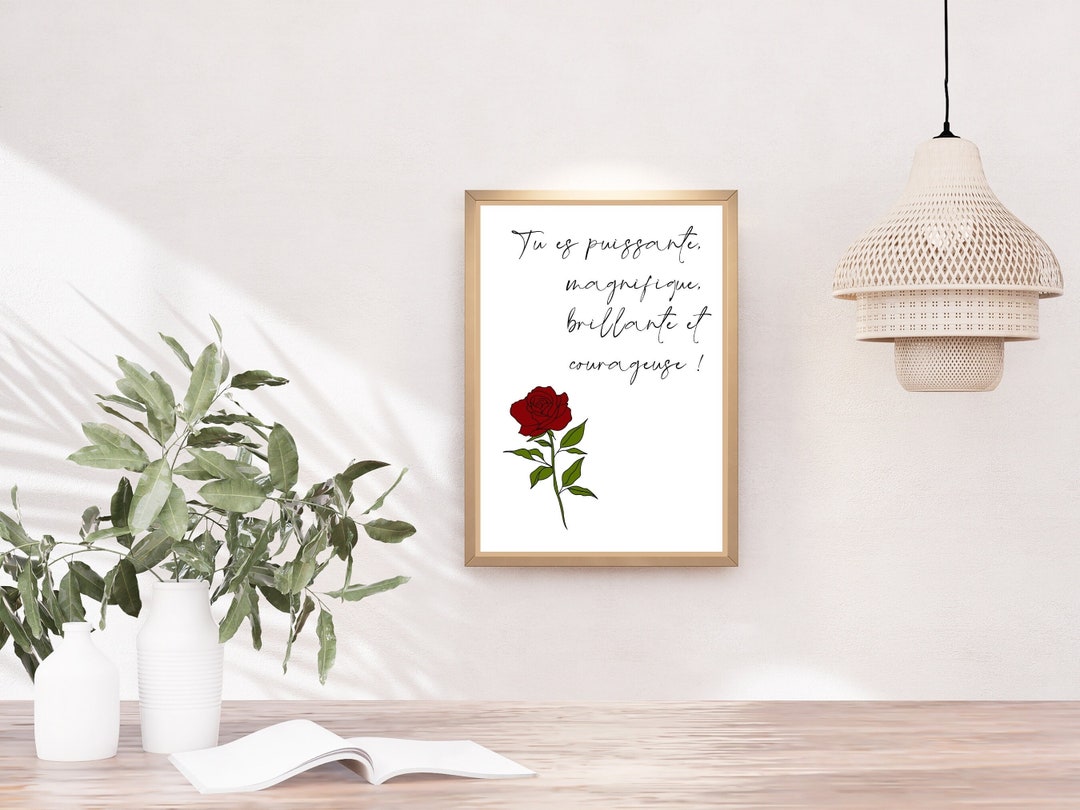 Coquette French Quotes Wall Poster Furniture & Decor Interior Design ...