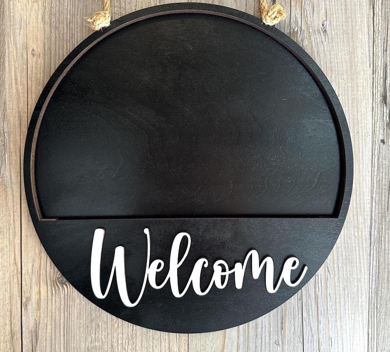 Welcome Sign (interchangeable Inserts Sold Separately) | 10.50 ...