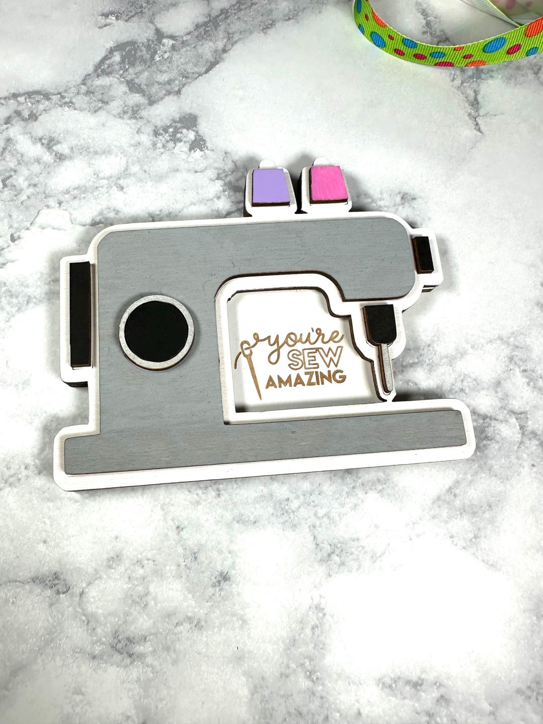 Sewing Machine Handmade Gift Card Holder Gift for Mom Seamstress Gift ...