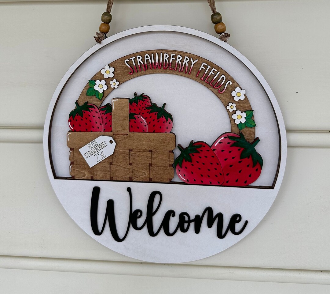 Strawberry Fields ADD-ON INSERT Only for 10.50 Interchangeable Door ...