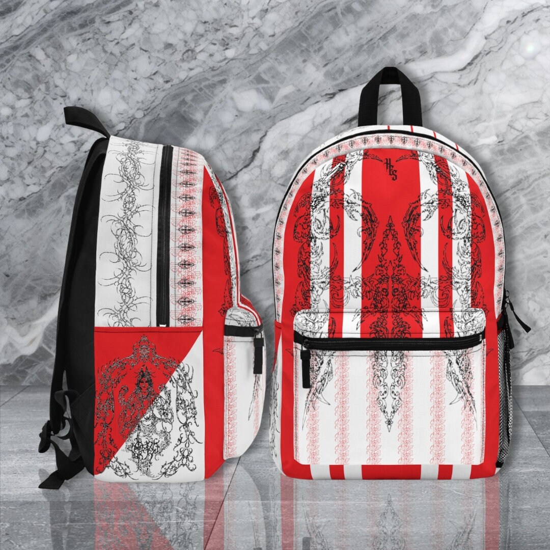 Dischromat Cybersigilism Backpack, Pattern Print School Bag, Waterproof ...