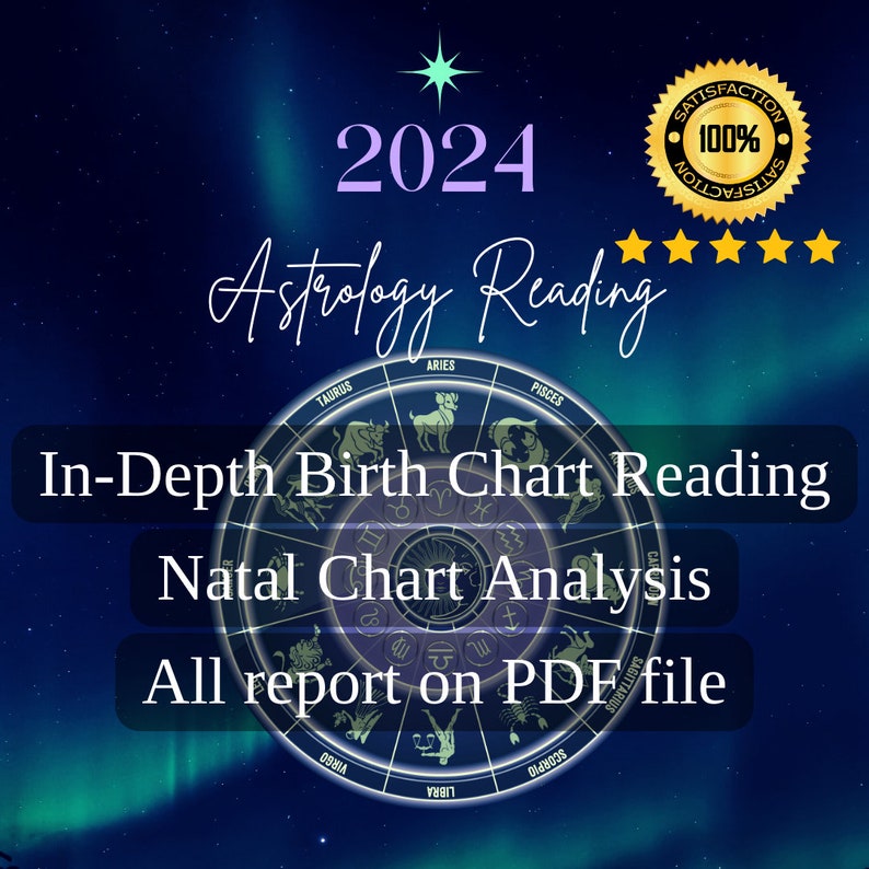 In-depth Birth Chart Reading Natal Chart Analysis Birthchart Astrology ...