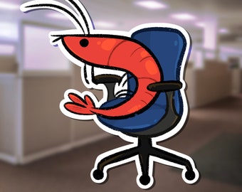 Krill Issue Shrimp Sticker - Funny Meme Sticker | Shrimp Memes | Gamer ...