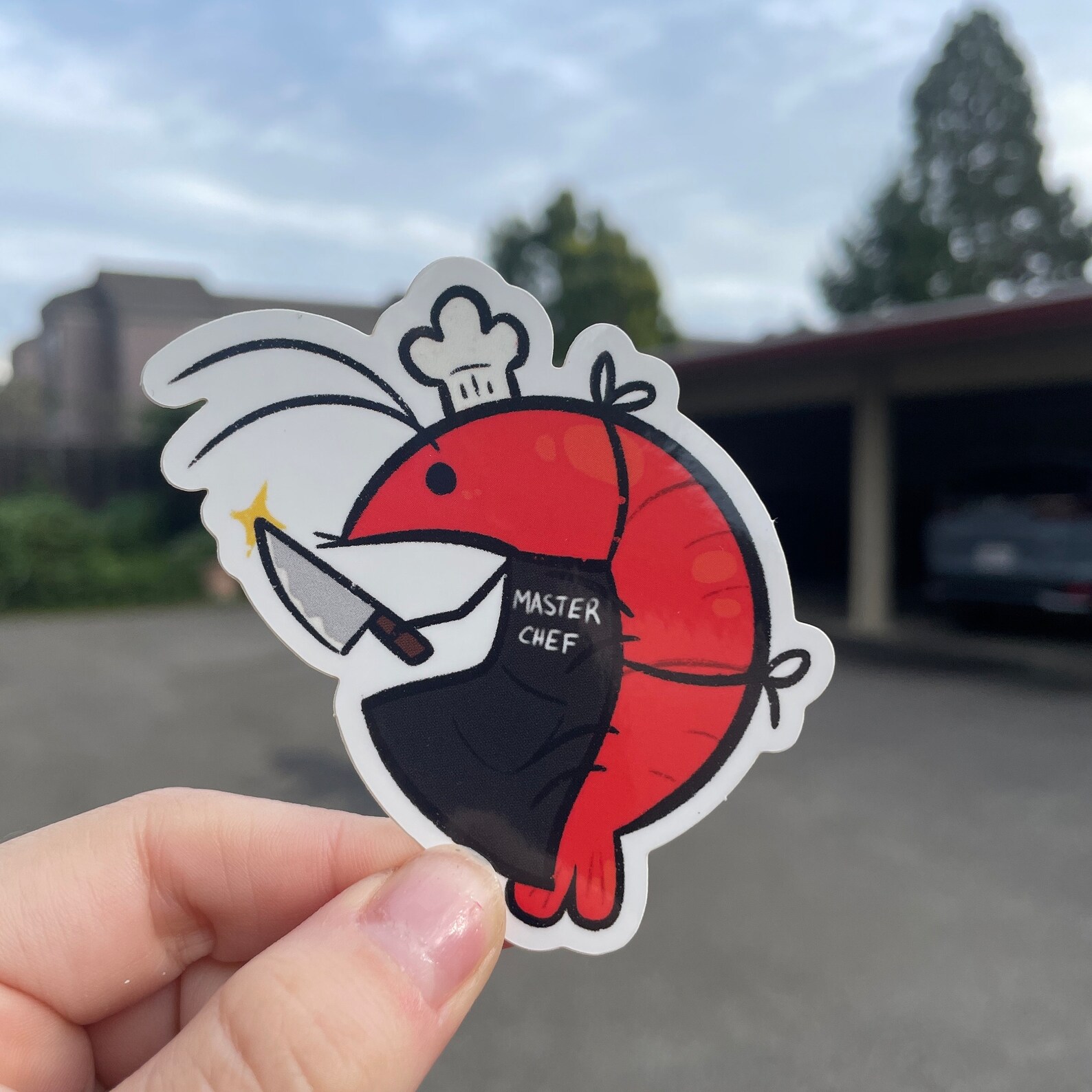 Shrimp Fried Rice Meme Sticker Shrimp Chef Funny Meme Sticker Cooking ...