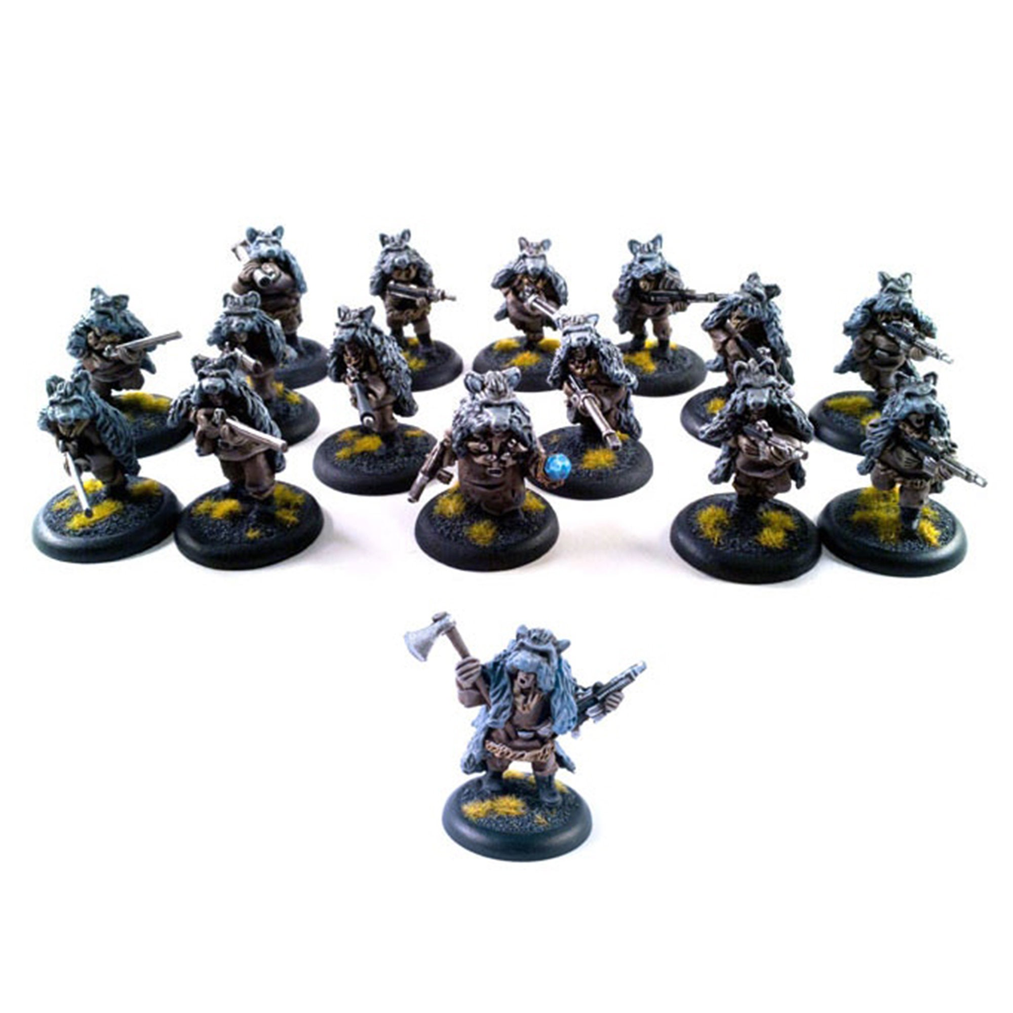 The Wolf Pelts Warband - Sci-fi Miniatures - 28mm - Etsy