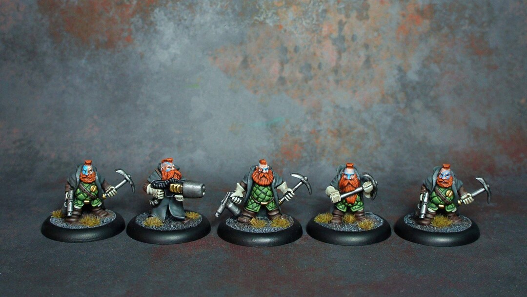 Space Dwarves Digger Corps Slayers Squad - Sci-fi Miniatures - 28mm - Etsy
