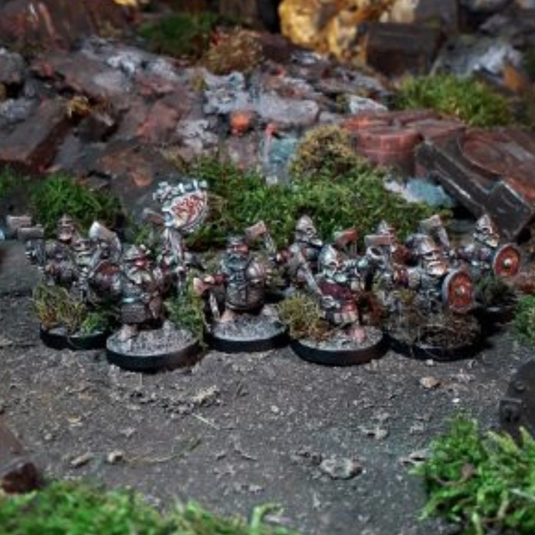 28mm 10 Viking Dwarfs Axe Unit - Etsy