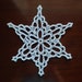 White Wispy Star Snowflake Crocheted Doily 8.5” - Etsy