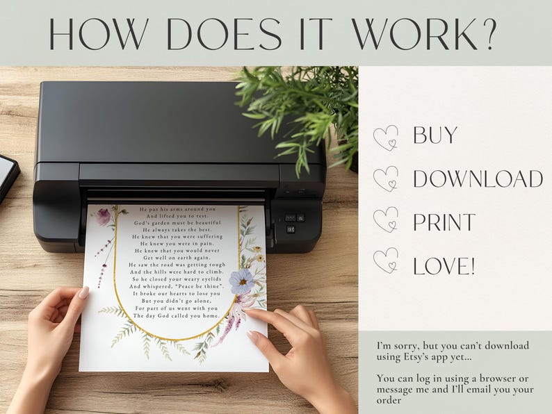 God's Garden Poem, Gods Garden Prayer, Printable God’s Garden Funeral ...