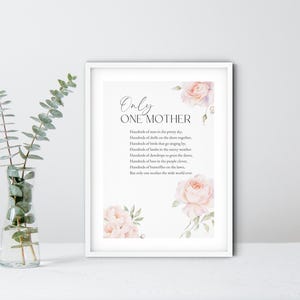 A Poem About My Mother, Poems for Mom, Only One Mother, Original Poetry ...