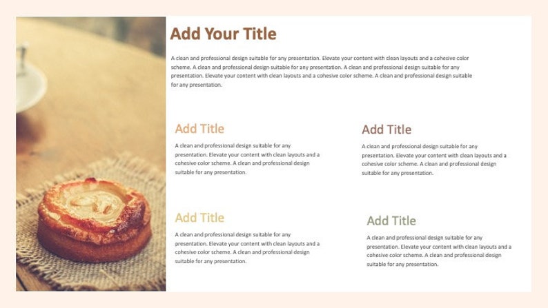 Warm Tone Powerpoint Template - Etsy